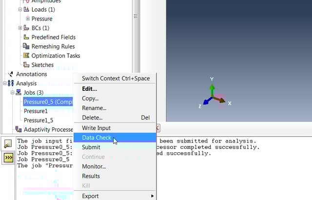 How To Submit And Monitor Abaqus Jobs Through Command Window